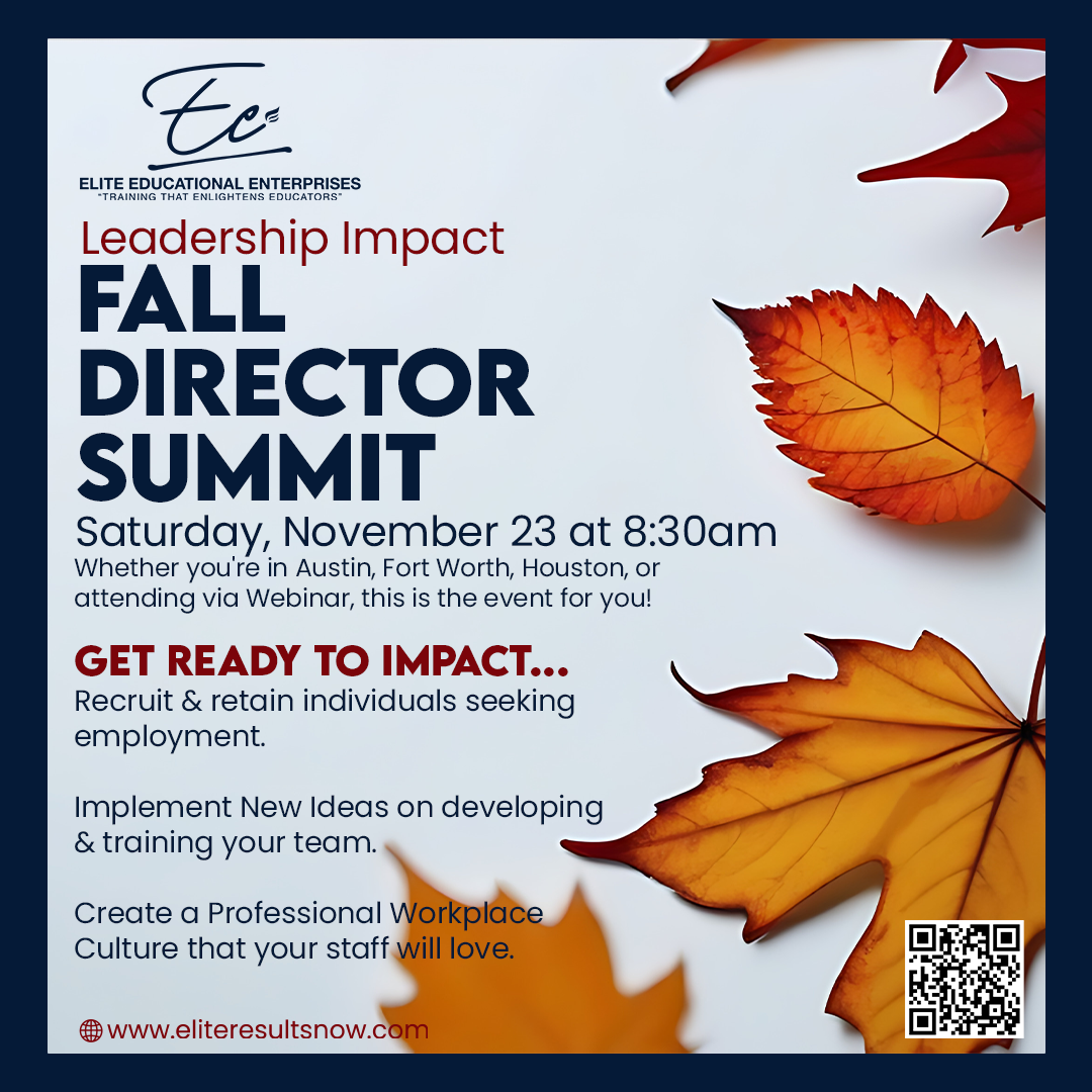 Fall Director Summit Elite Educational Enterprises