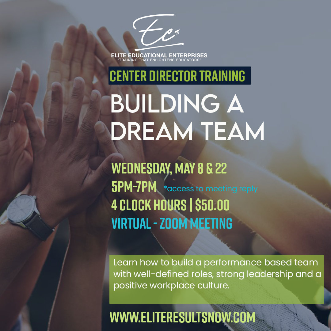 Center Director Group Mentoring & Training SessionElite Educational ...